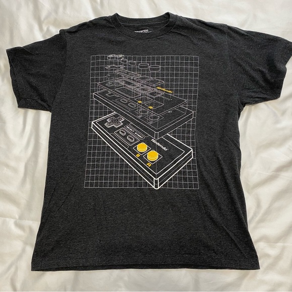 Nintendo | Shirts | Nintendo Nes Controller Shirt | Poshmark